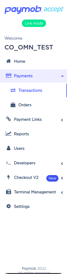 2. You should have a view similar to the one shown in the image below.